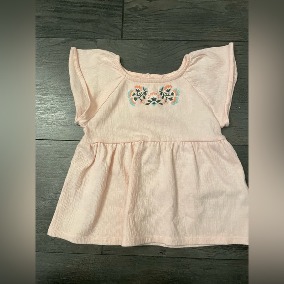 Carter's | Shirts & Tops | Carters 2t Adorable Pink Tunic Just In Time ...